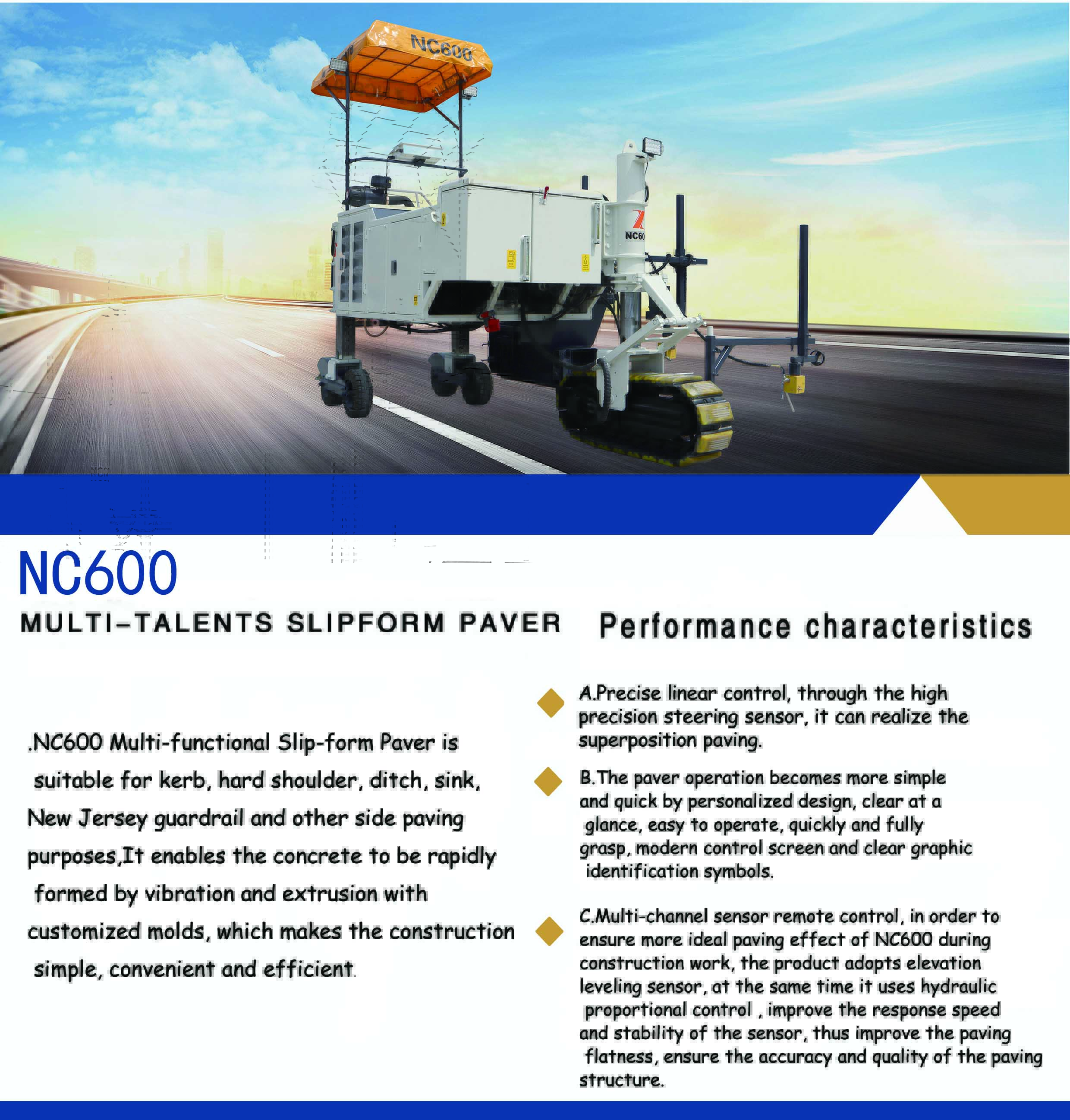 3d Paving Road Concrete Structure Paving Machine For Civil Engineering ...