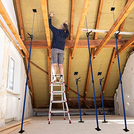 Adjustable Stainless Steel Ceiling Support Rod For Drywall (56.5-115cm ...