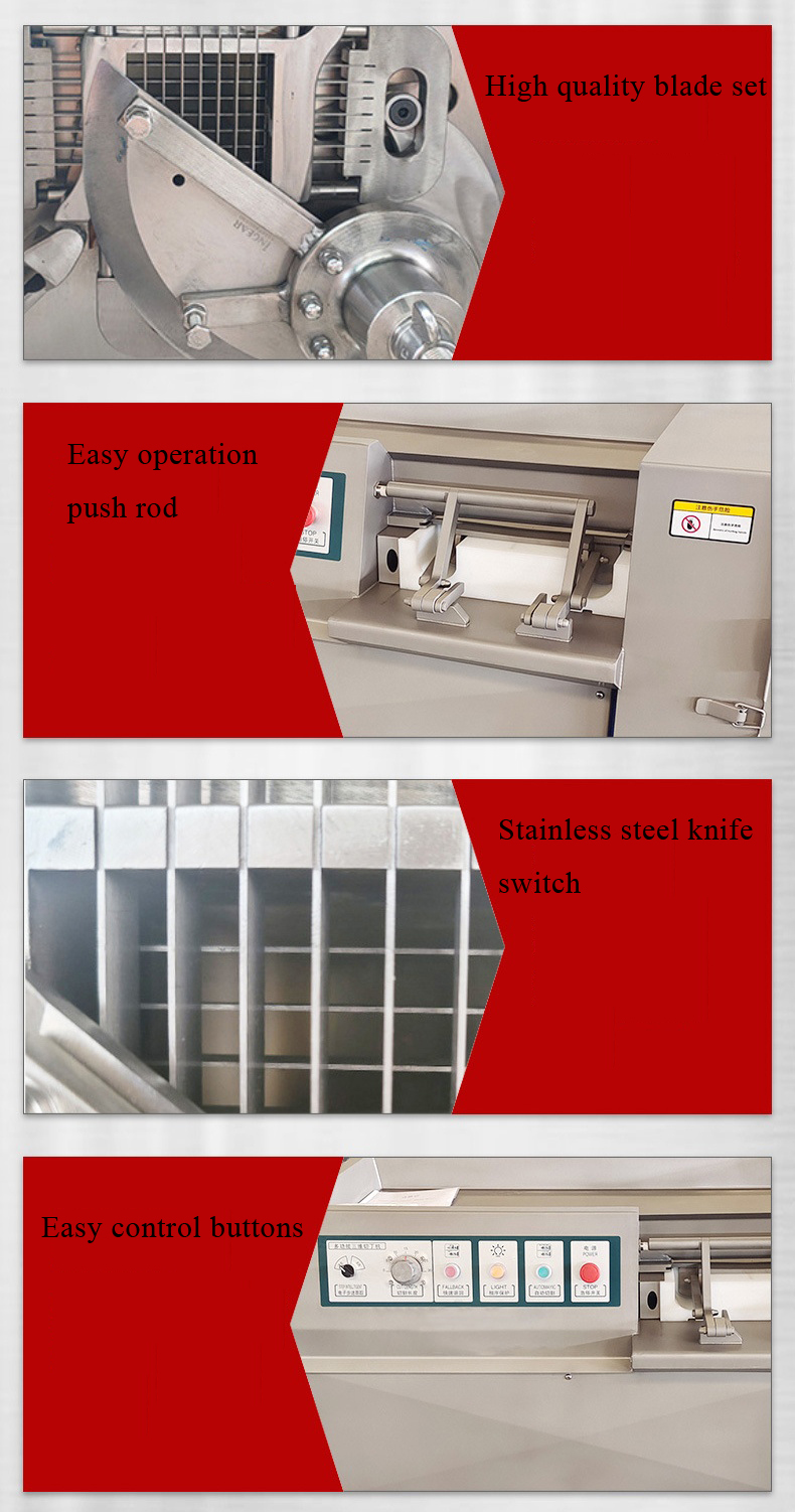 Commercial Meat Dicer Machine For Frozen Meat Processing, High Quality ...
