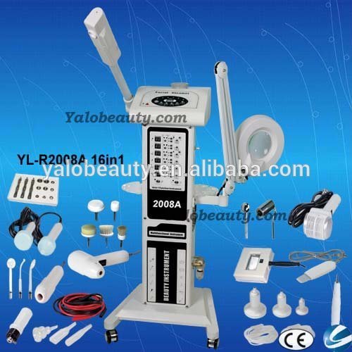 Yl-r2008a Ultrasonic Galvanic High Frequency Galvanic Facial Machine ...