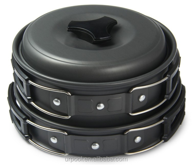 Ultra-light Copper Cookware Set For 4-6 People - Outdoor Camping Pots ...