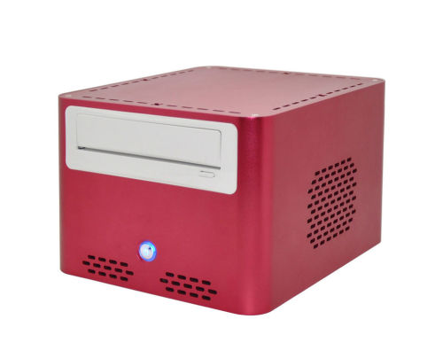 3.5mm Aluminum Itx Computer Case Red , Small Computer Cases, High ...