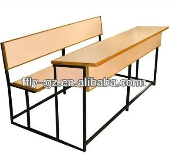 School Furniture Classroom Double Student Desk, High Quality School ...