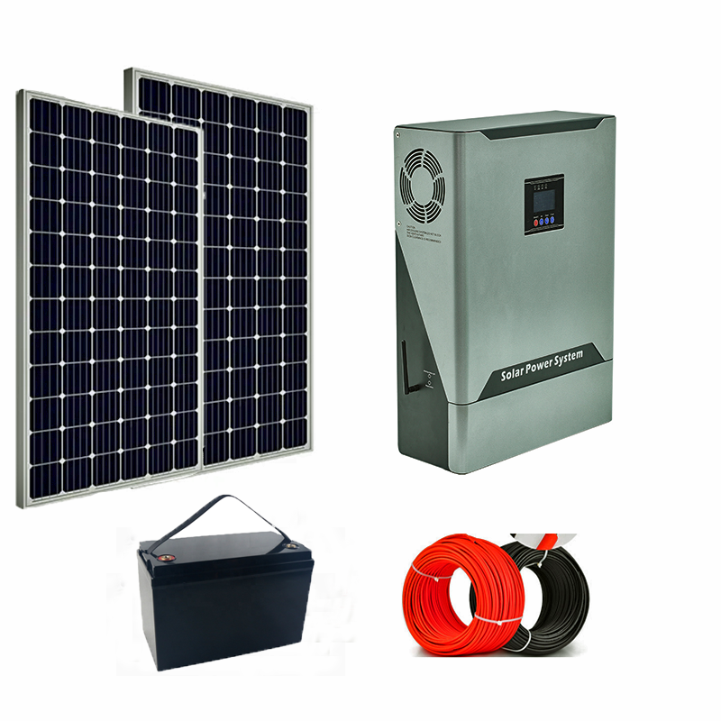Cardweb 3000w Solar System Kit: 3kw Off-grid Solar Generator For Home ...