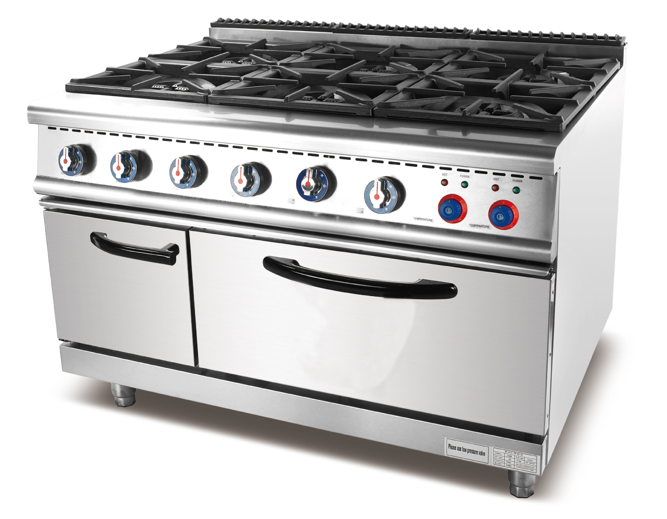 High-quality Commercial Oven Gas Ranges And Stove Cookers With Oven And ...
