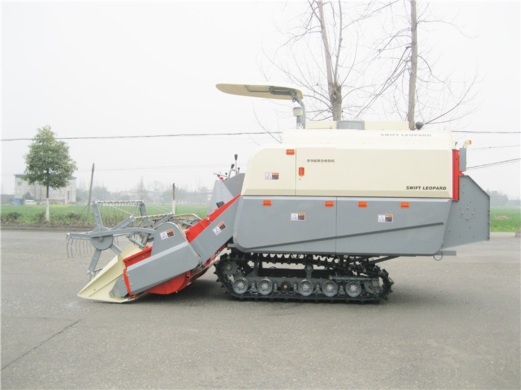 ประเภทของเครื่องมือทางการเกษตร Crawler Combine Harvester For Rice ...