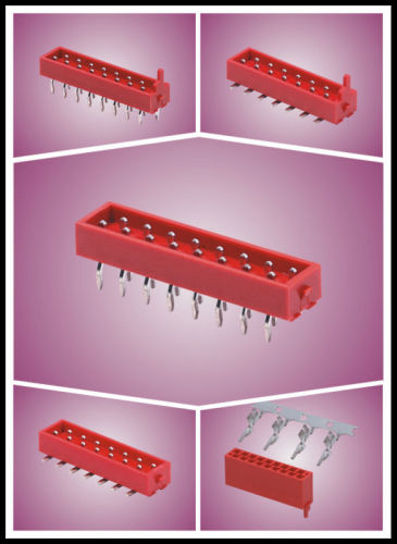 Micro 1.27mm Red Electrical Wiring Connector, High Quality Micro 1.27mm ...