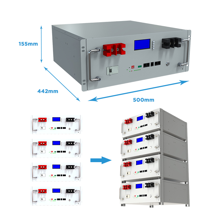 High Voltage Lifepo4 5kw Server Rack Battery For Solar 10kwh 24v, High ...