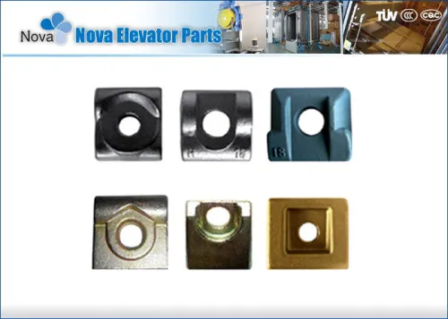 Drop Foreged Elevator Guid Rail Clips , Elevator Parts , Elevator Rail ...
