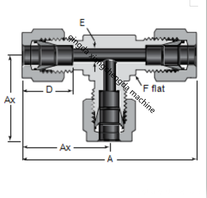 ตัวยึดข้อต่อ Union Tube Ferrule Tee คุณภาพสูง ตัวยึดข้อต่อ Union Tube ...