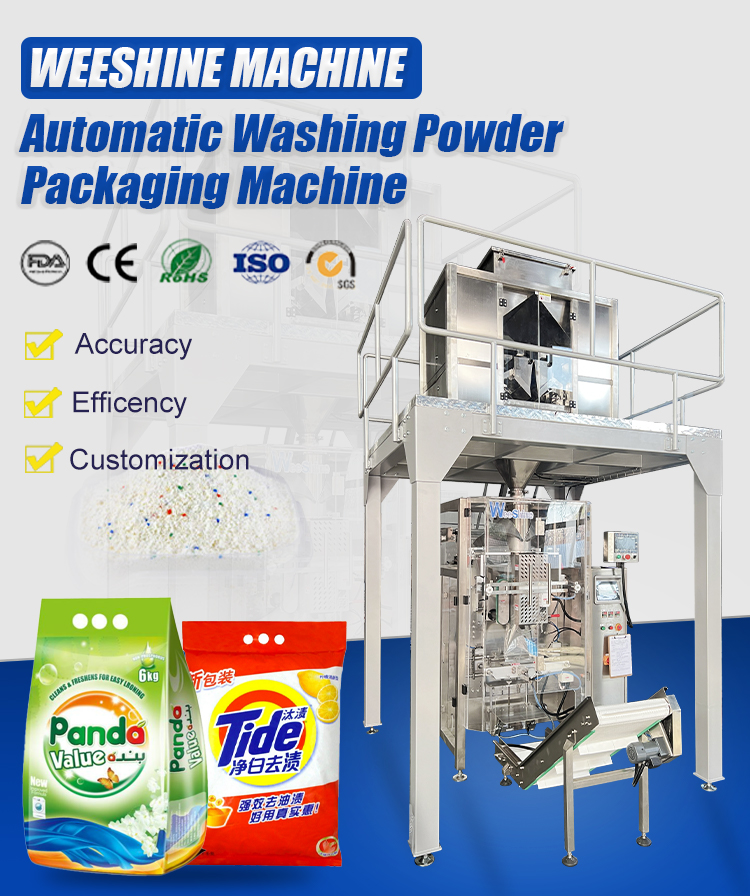 Automatic Weighing Linear Weighing Detergent Packing Machine, High ...
