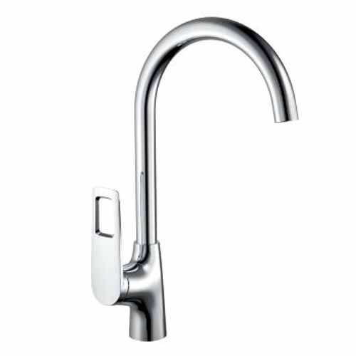Chrome Brass Long Spout Wall Mounted Kitchen Mixer, High Quality Chrome ...