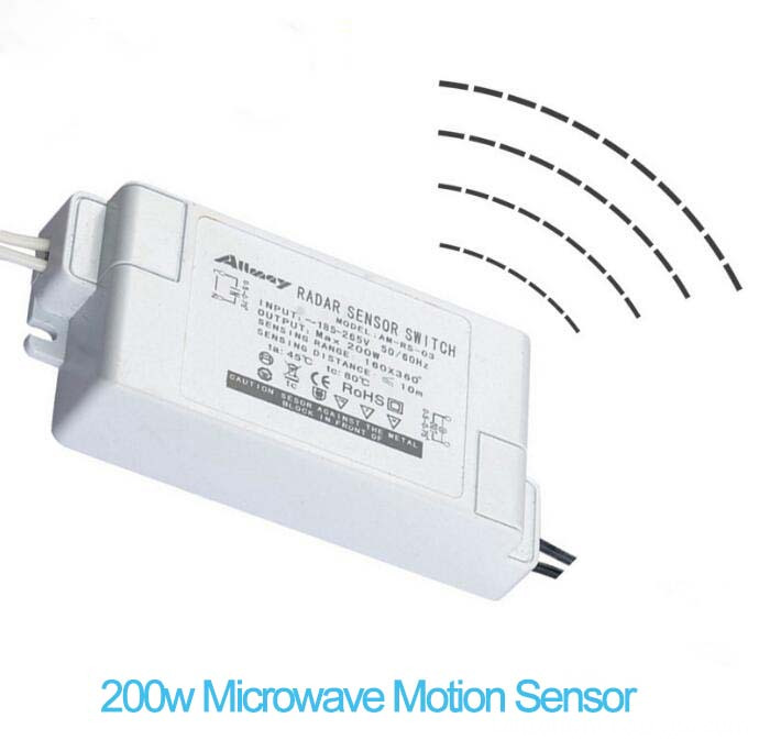 5.8ghz Microwave Radar Motion Motion Sensor สวิตช์ไฟ คุณภาพสูง 5.8ghz ...