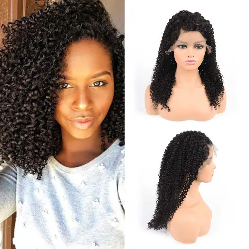 22 Inch Brazilian Jerry Curly Human Hair 13x6 Super Thin Skin Lace ...