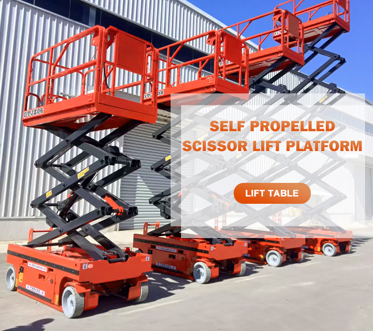 Mobile Scissor Lift Platform: Dc/ac Battery Powered And Portable, High ...