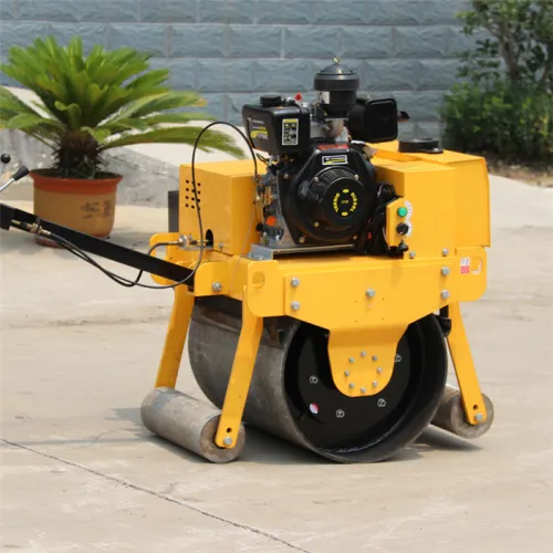 6hp Diesel Single Drum Electric Soil Compactor, High Quality 6hp Diesel ...