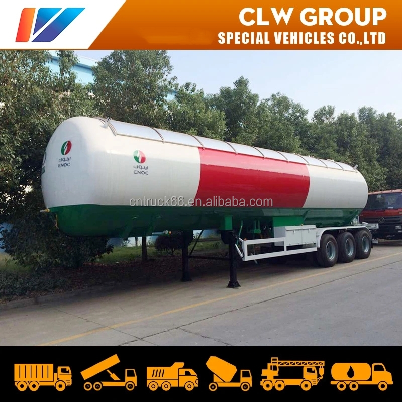 Large Lpg Bullet Tank Trailer Haulage 30tons Propane Gas Tanker Truck ...