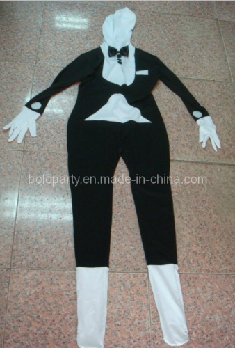 Tuxedo Morph Suit Connection Zentai Suit, High Quality Tuxedo Morph Suit Connection Zentai Suit ...