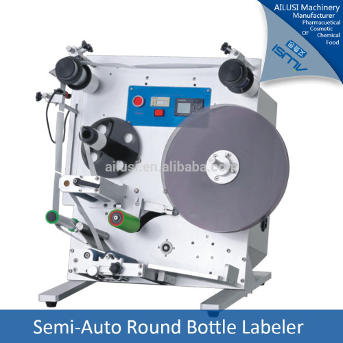 Ailusi Semi-automatic Round Bottle Labeler, High Quality Ailusi Semi ...