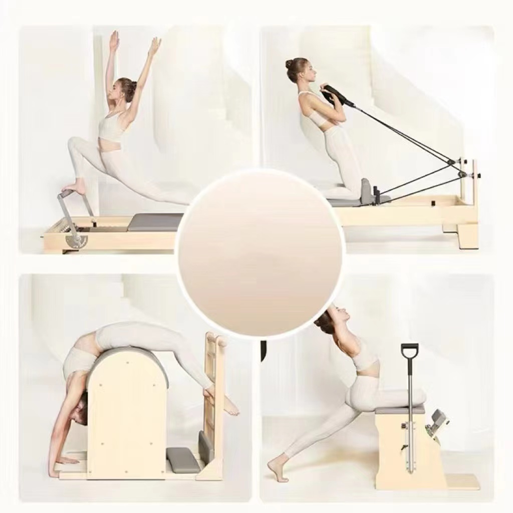 Maple Ladder Barrel Pilates Reformer, High Quality Maple Ladder Barrel ...