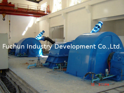 Horizontal / Vertical Francis Hydro Turbine, Hydraulic Power Generator ...