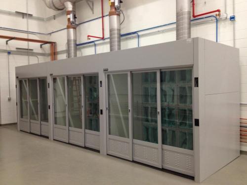 Lab Fume Hood With Ceramic Table Top, Fume Hood With Epoxy Resin Table ...