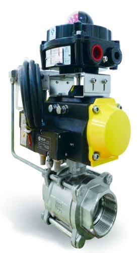 Pneumatic Control Ball Valves (dn15 To Dn400), High Quality Pneumatic ...