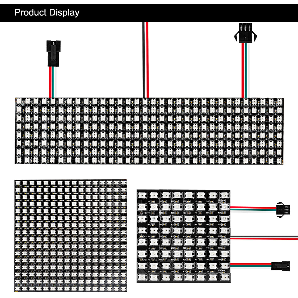 High Resolution Addressable Led Matrix Panels - Ws2812b 8x8 Digital ...