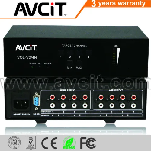 2 Channel Audio Volume Control (managed Network Switch Console), High ...