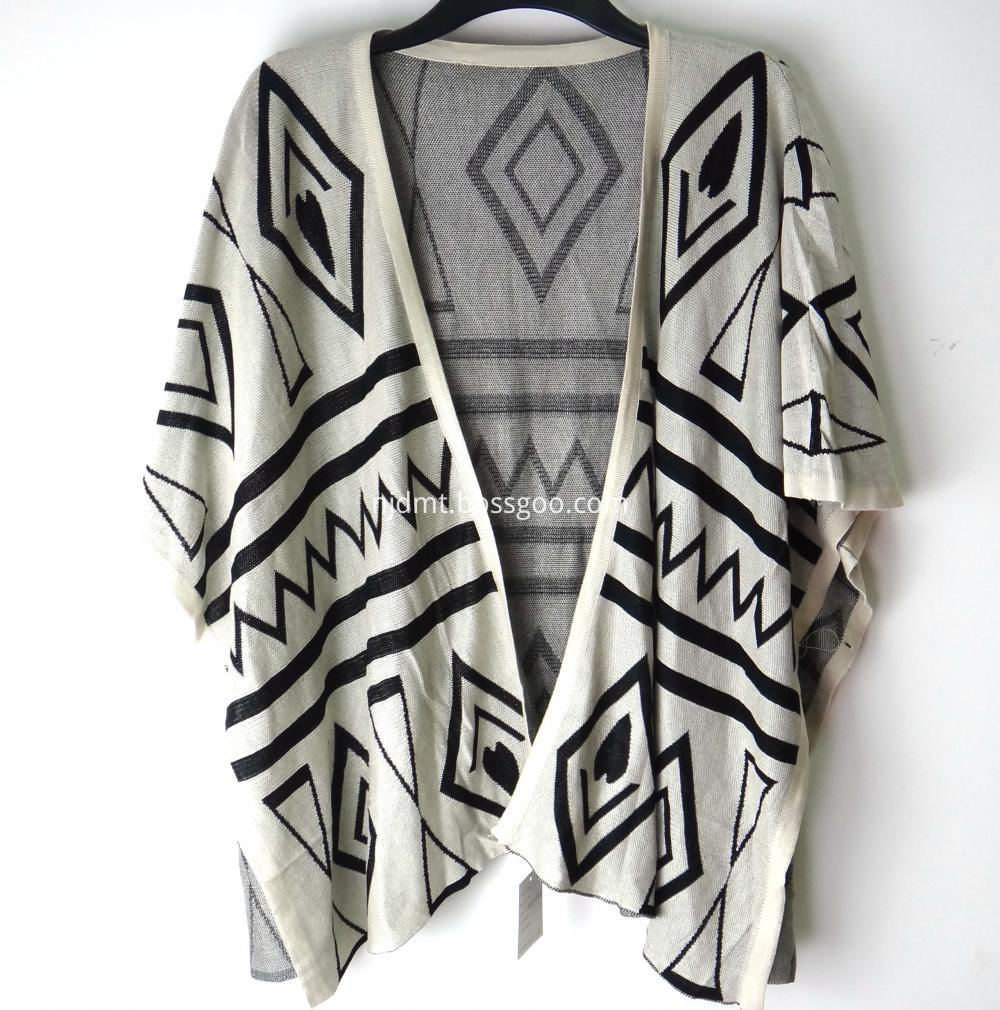 Ladies Aztec Knitted Wrap คุณภาพสูง Ladies Aztec Knitted Wrap บน ...