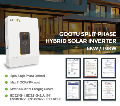 구투 10kw 하이브리드 태양열 인버터 의 고품질 구투 10kw 하이브리드 태양열 인버터