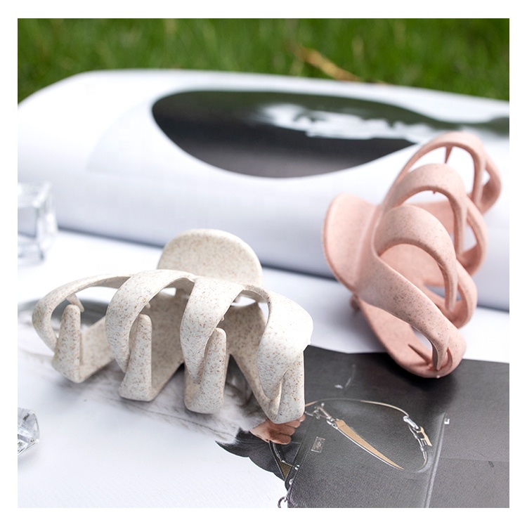 Biodegradable Pp Straw Octopus Hair Claw Clip, Bossgoo.com의 고품질 ...