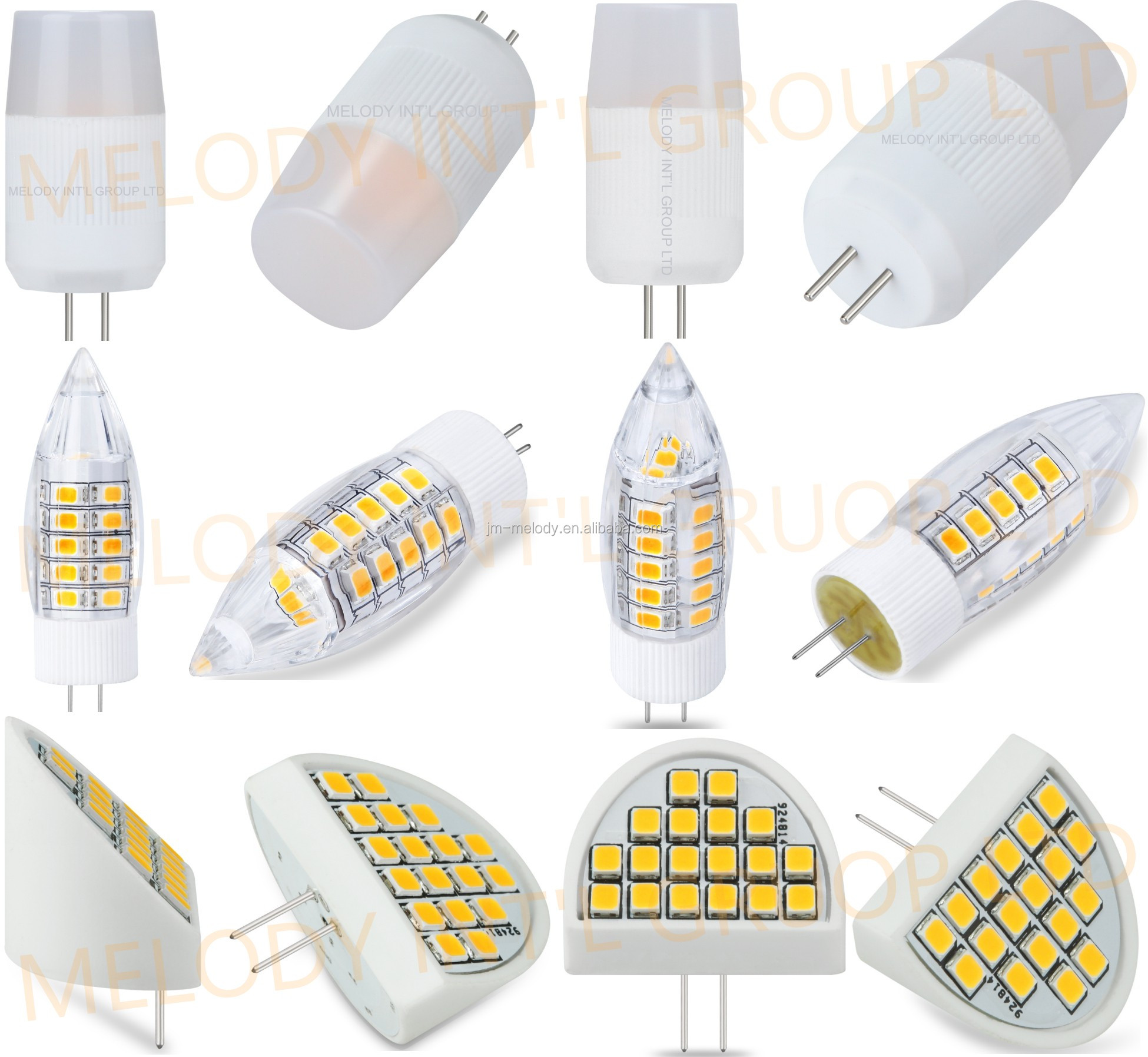 Ceramic G8 Led Bulb - 2.3w, 120v-240v, Dimmable, 10-30v Dc, High ...