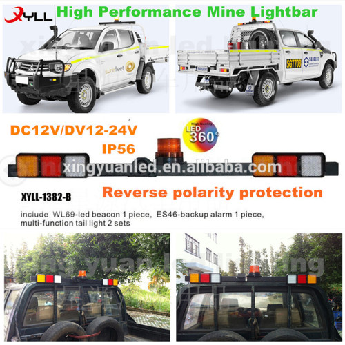 12/24v Ip65 Multi-functions Led Warning Signal Mining Light Bar For ...