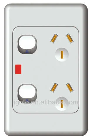 Australian Standard Double Powerpoint W/neon, High Quality Australian ...