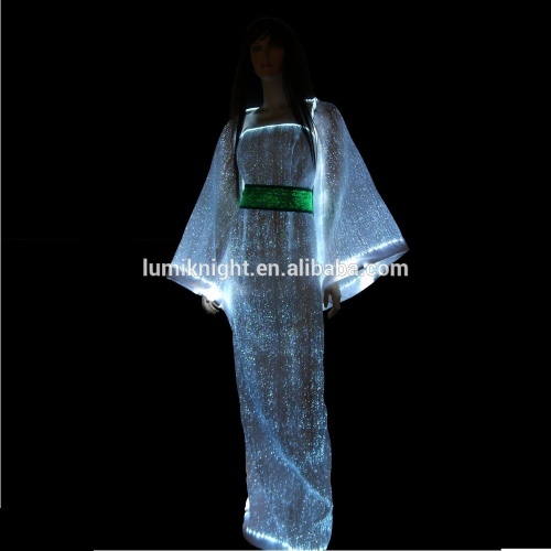 Luminous Evening Dress,luminous Costume, Illuminated Optical Fiber ...