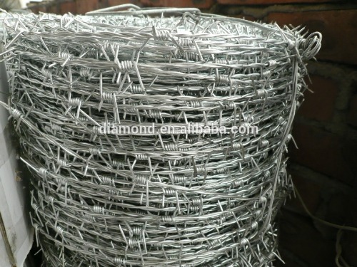 Cameroon 175 Meter Galvanized Barbed Wire Length Per Roll, High Quality ...