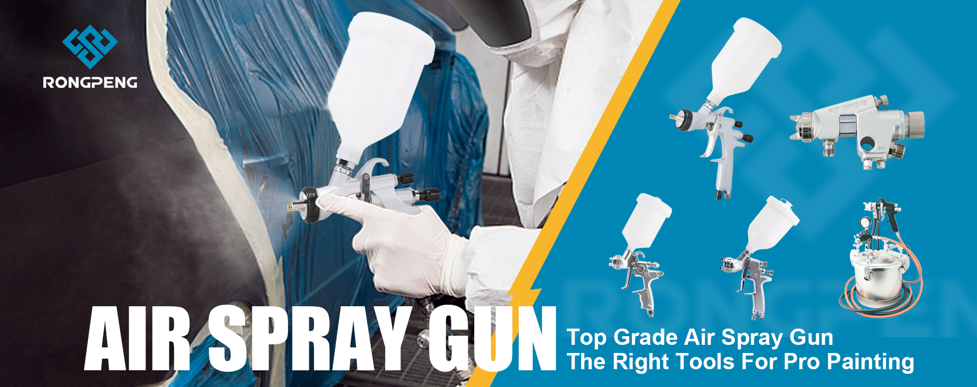 Rongpeng R830 Lvlp Smart Spray Paint Gun For Car Finishing, High ...