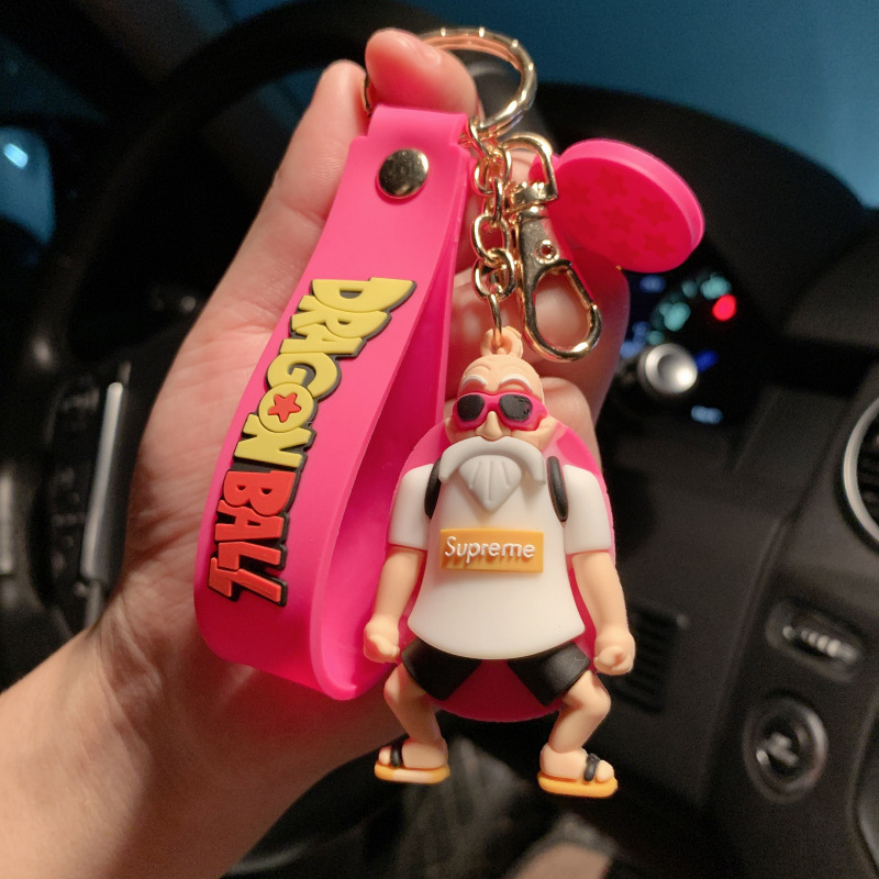 Son Goku Metal Keychain Dbz Anime Q Version Cartoon Schoolbag Pendant ...