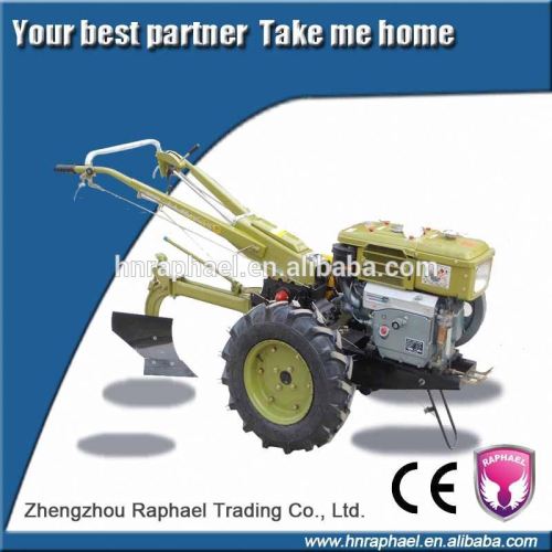 12 Hp Hand Walking Tractor Mini Farm Tractor With Plough Potato ...