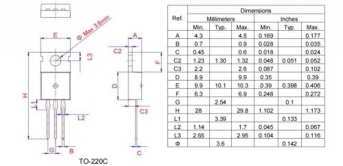 To-220c 16a 600v Tyn616 Scr, Bossgoo.com의 고품질 To-220c 16a 600v Tyn616 Scr