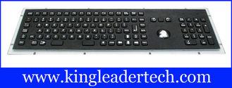 Waterproof Black Metal Industrial Keyboard With Trackball,, High ...