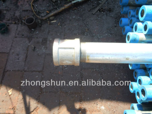 Treaded Galvanized Steel Pipes With Coupling, High Quality Treaded ...