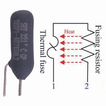 Thermally Protected Fusing Resistor, Integrated Thermal Fuse, Used For ...