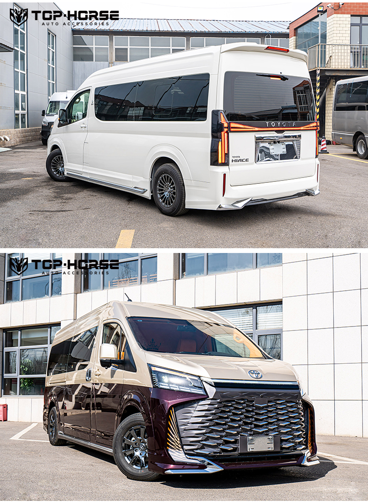 2023 Hiace Exterior Body Kit: Facelift Bumper Refit Parts For Mpv Van ...