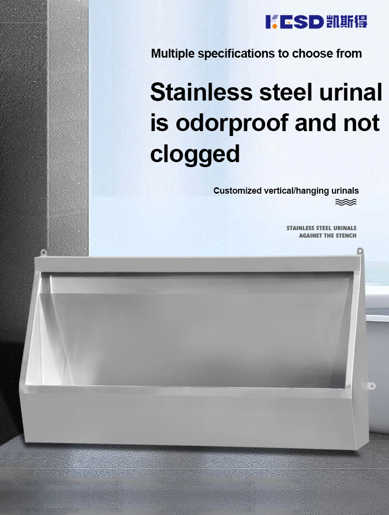 Stainless Steel Wall Hung Trough Urinal For Sale Commercial Public Long ...