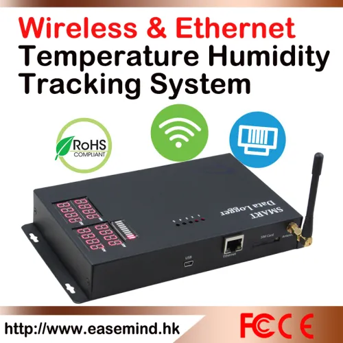 Temperature Humidity Gprs Ethernet Data Logger, High Quality Temperature Humidity Gprs Ethernet ...