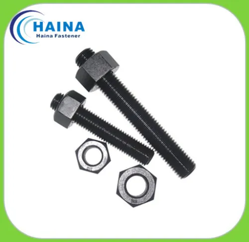 Threaded Rod And 2h Heavy Hex Nut, High Quality Threaded Rod And 2h ...