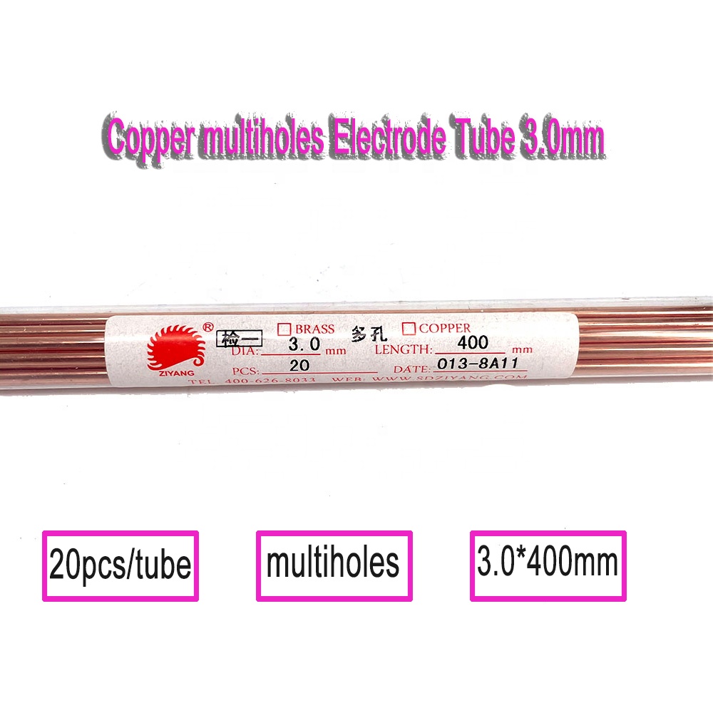 Wedm Copper Electrode Tubes For Drilling - 1.5/2.0/2.5/3.0mm, 400mm ...