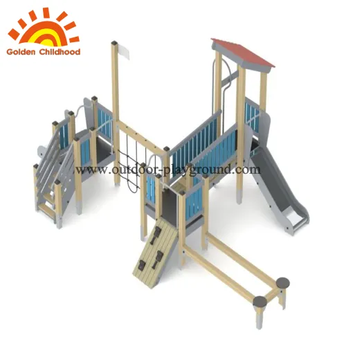Hpl Wooden Multi-functional Outdoor Playground, High Quality Hpl Wooden ...
